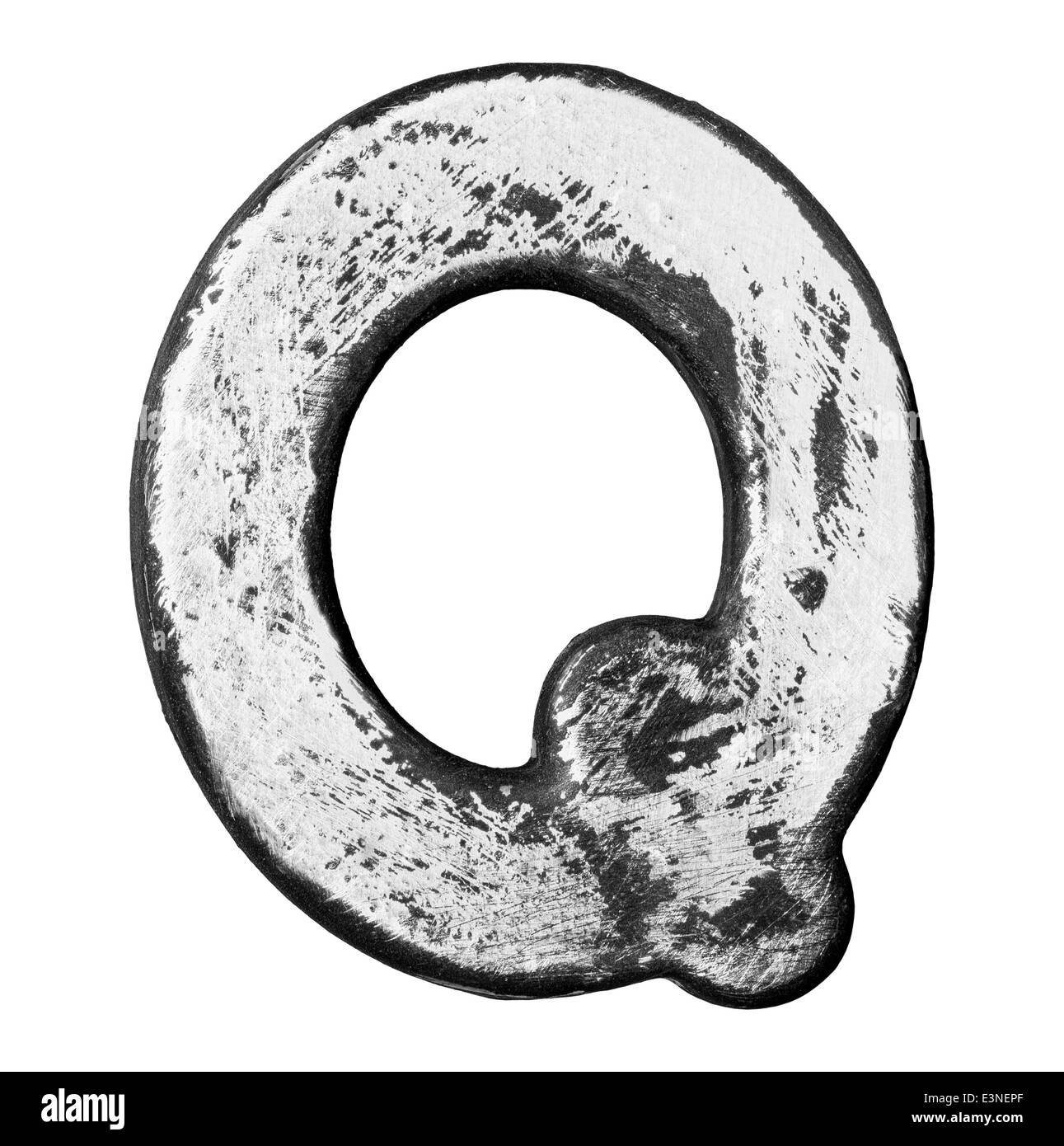 Metal alloy alphabet letter Stock Photo - Alamy