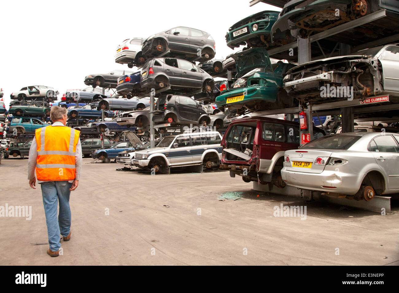 Metal recycling yard,London Stock Photo - Alamy