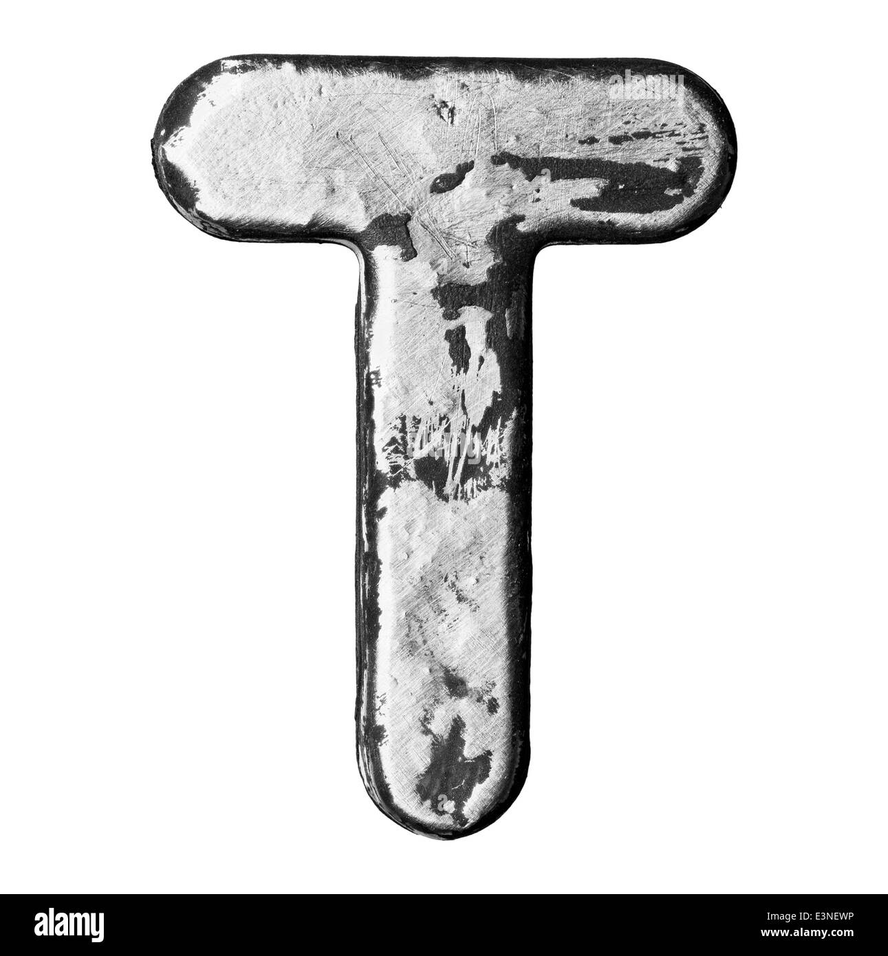 Metal alloy alphabet letter Stock Photo - Alamy