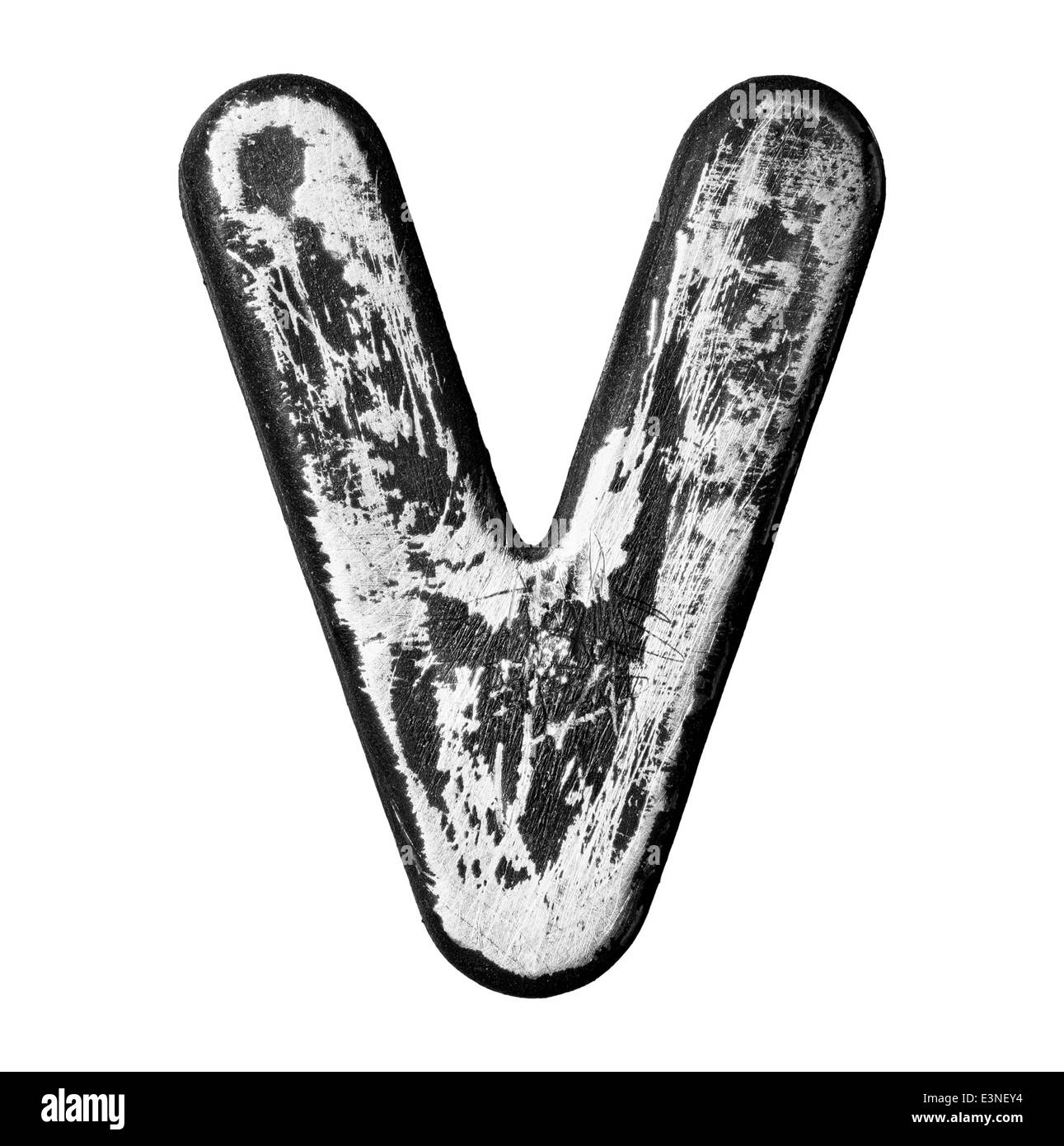 Metal alloy alphabet letter Stock Photo - Alamy