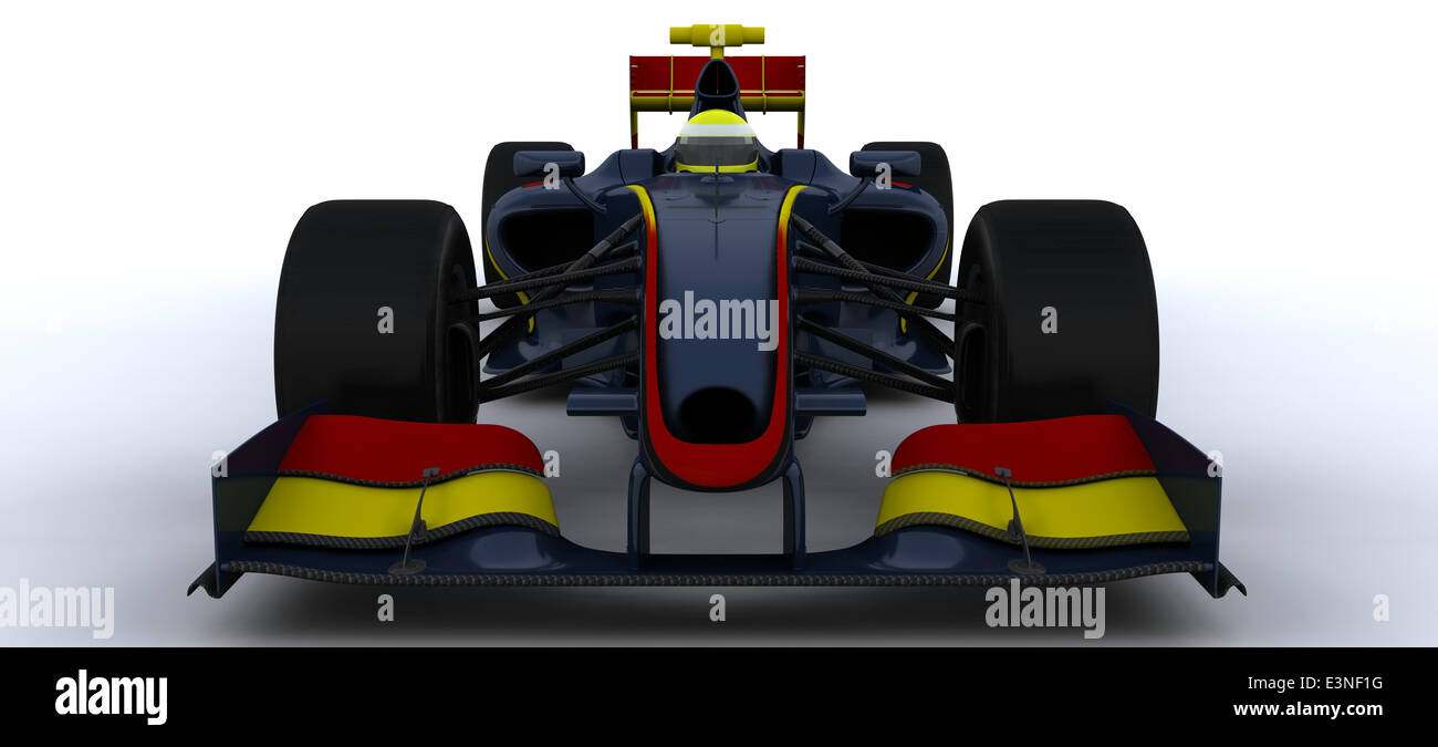 3D Render of a F1 Racing Car Stock Photo - Alamy