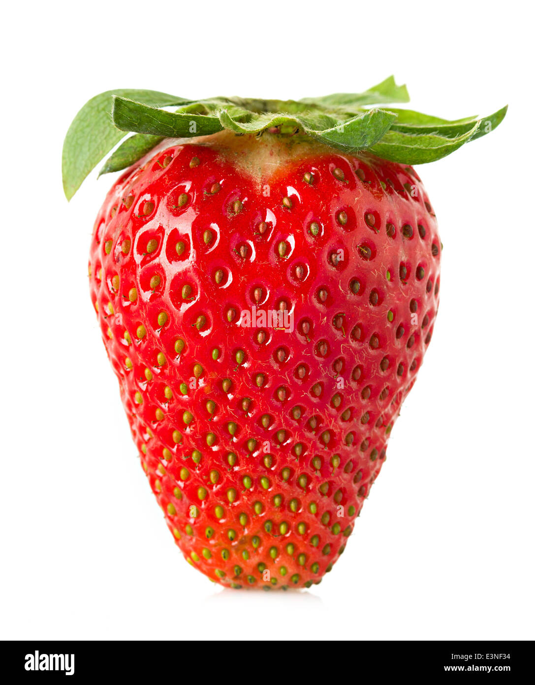 strawberries close-up isolated on white background Stock Photo - Alamy