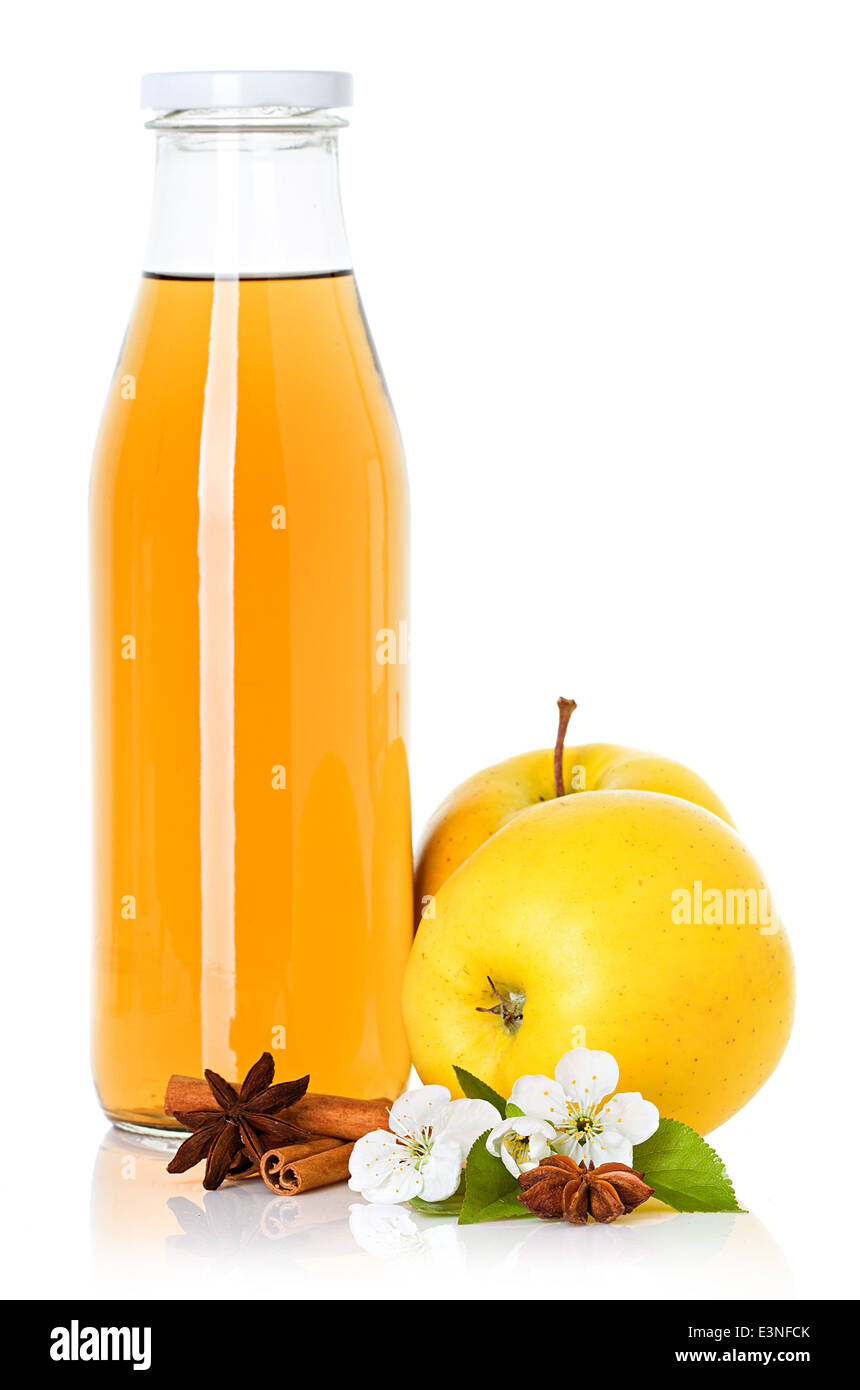 apple juice in a bottle Stock Photo - Alamy