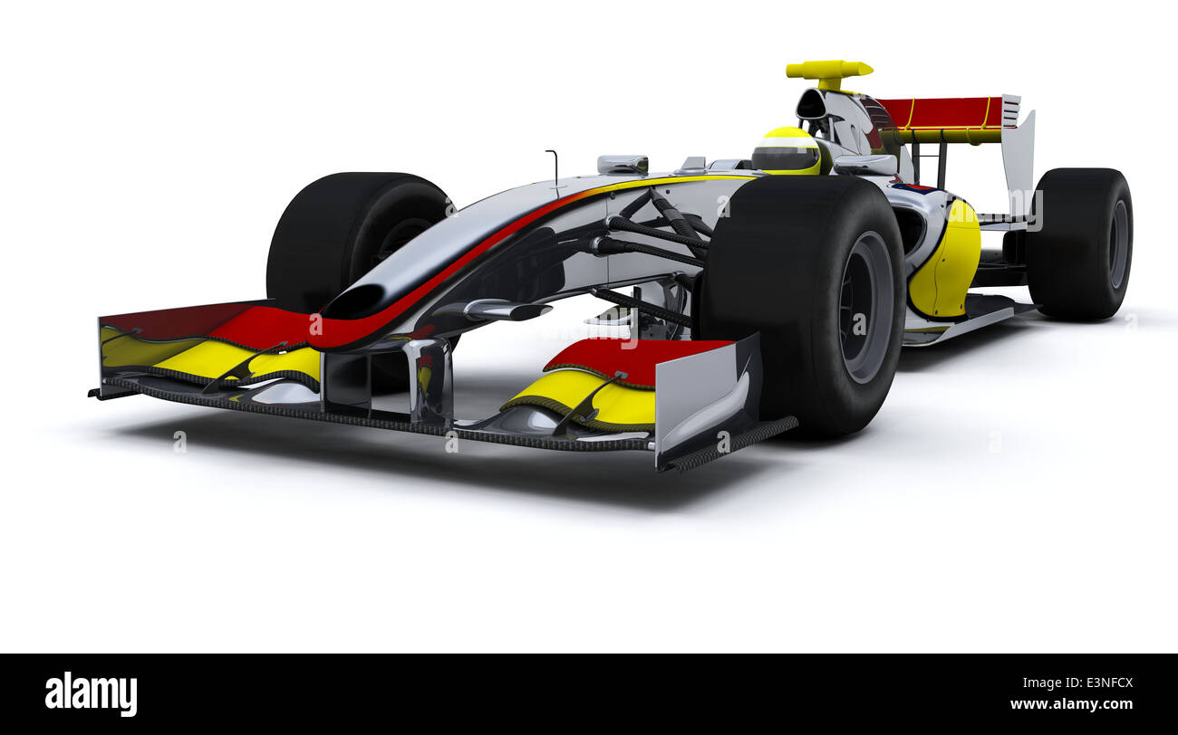 3D Render of a F1 Racing Car Stock Photo - Alamy
