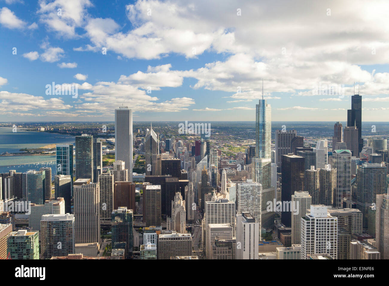 City chicago illinois downtown skyscrapers hi-res stock photography and ...