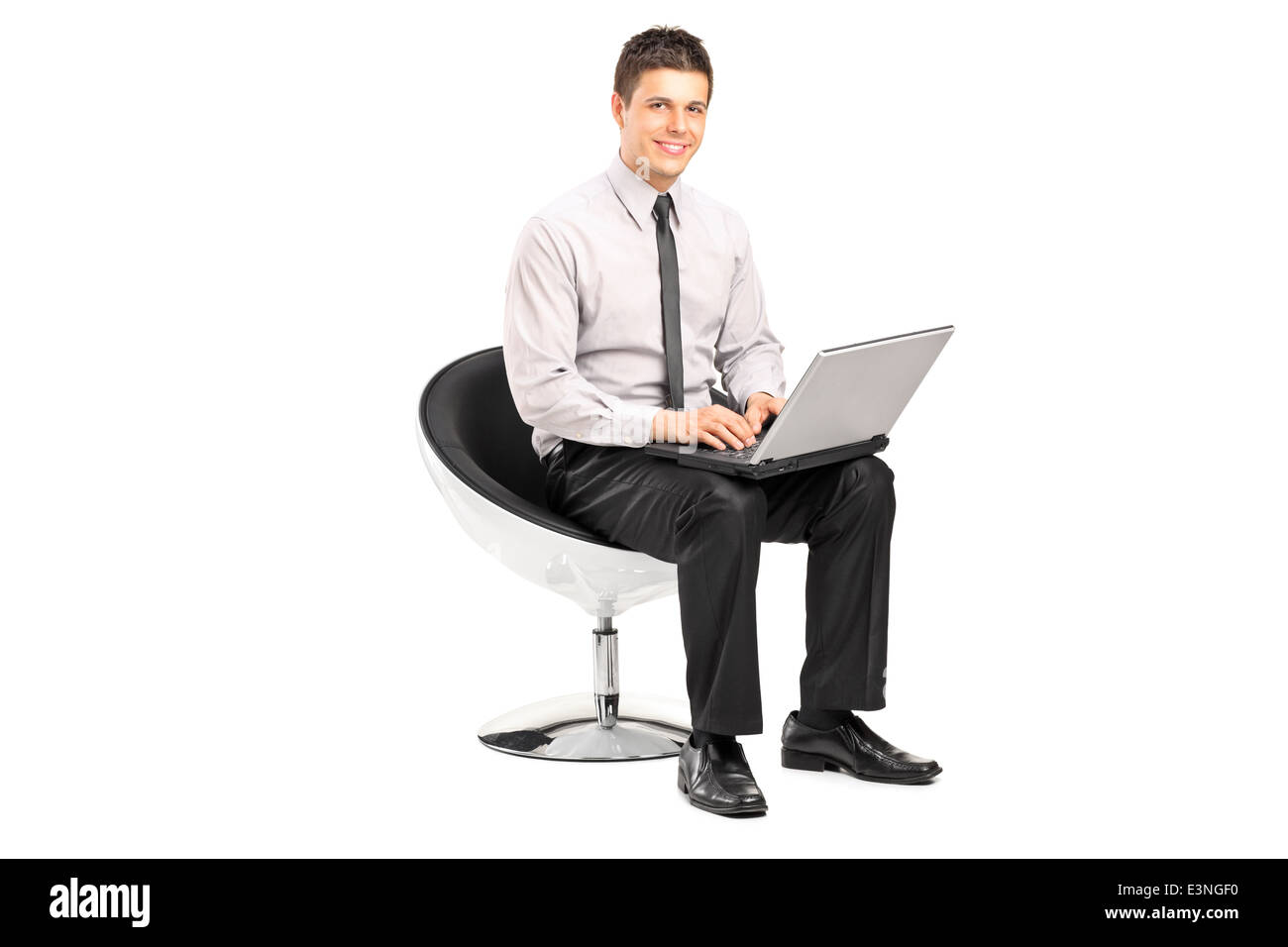 Man working in online Cut Out Stock Images & Pictures - Alamy