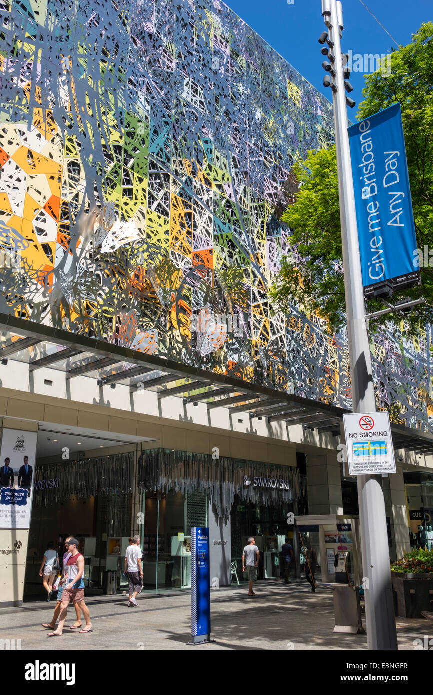 Brisbane Australia,Queen Street mall,AU140316029 Stock Photo - Alamy
