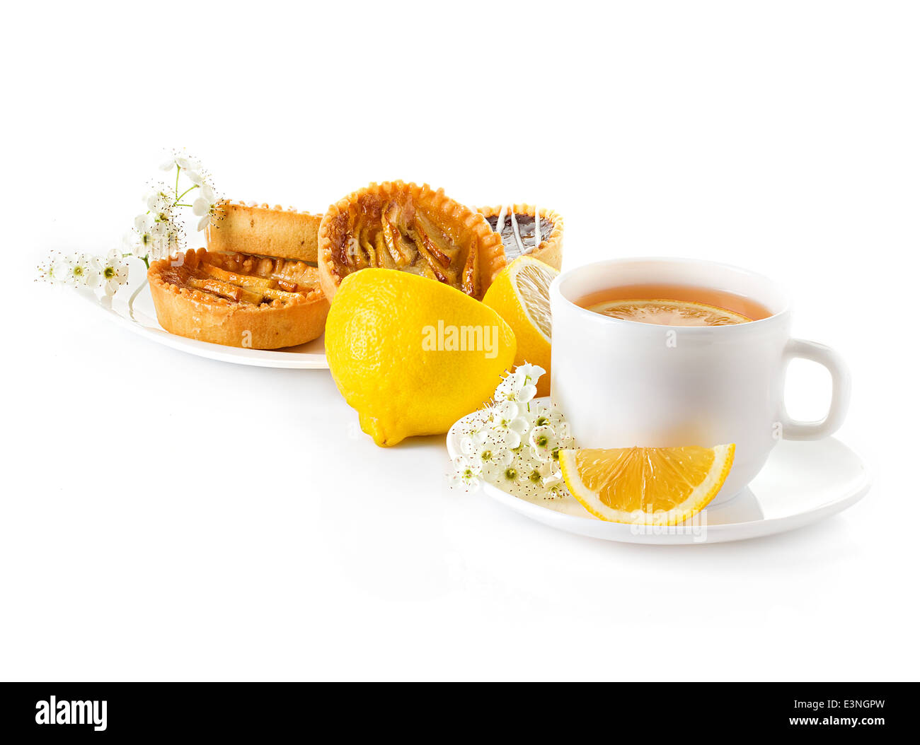 Fresh homemade lemon tea Cut Out Stock Images & Pictures - Alamy