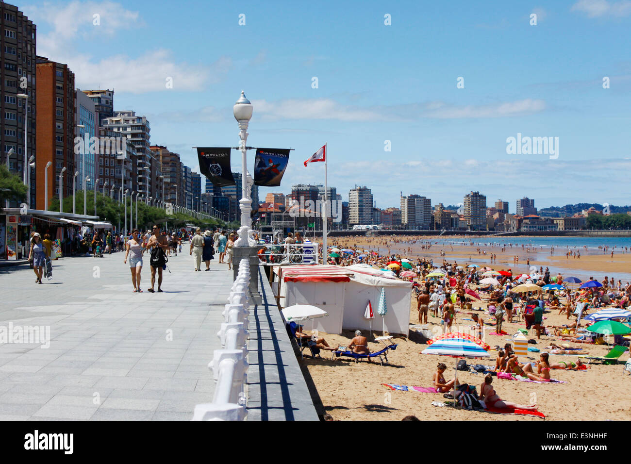 City of Gijon, Xixon, Asturias, Spain Stock Photo - Alamy