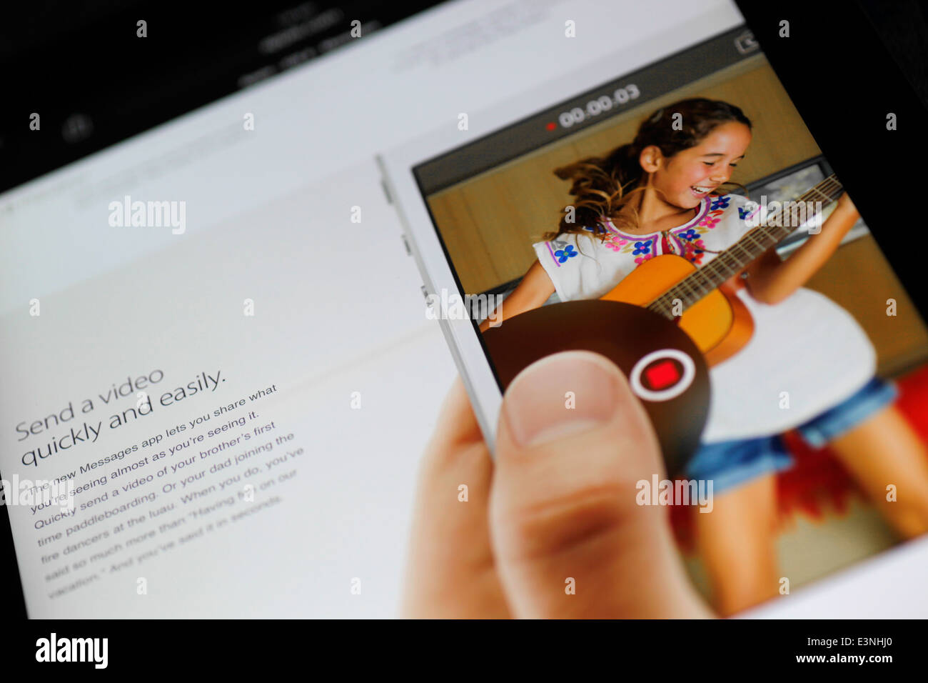Camera App - iOS Stock Photo - Alamy