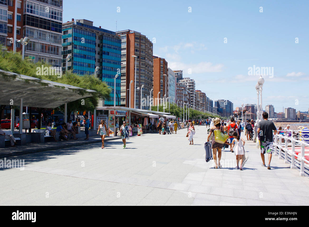 City of Gijon, Xixon, Asturias, Spain Stock Photo - Alamy