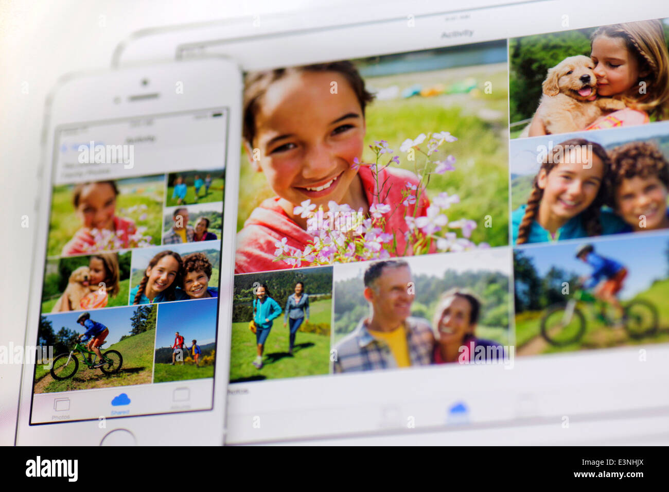 Photos App - iOS Stock Photo - Alamy