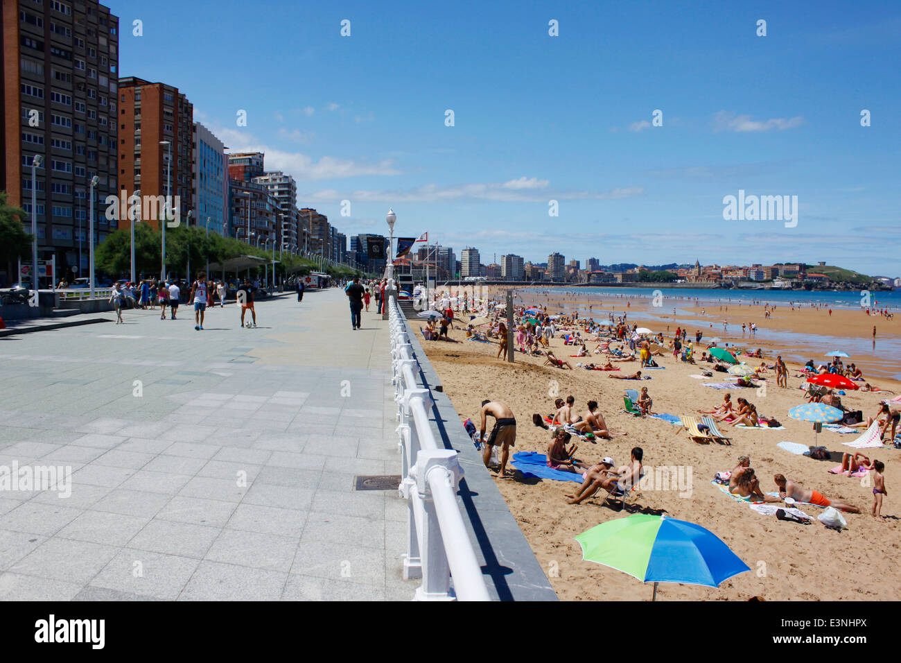City of Gijon, Xixon, Asturias, Spain Stock Photo - Alamy