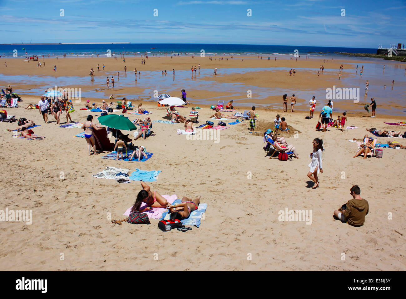 City of Gijon, Xixon, Asturias, Spain Stock Photo - Alamy