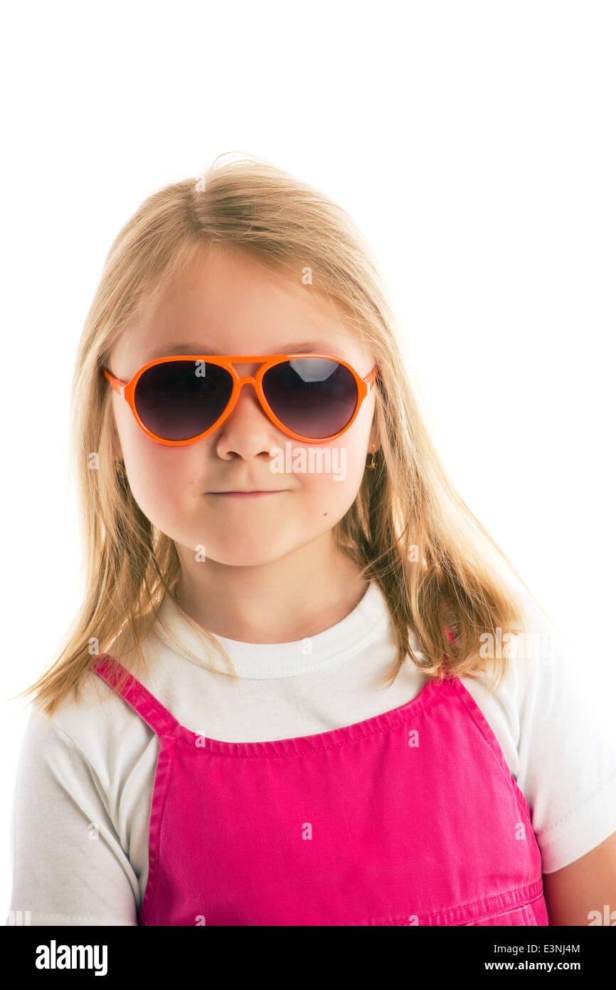 the posing girl with sunglasses Stock Photo - Alamy