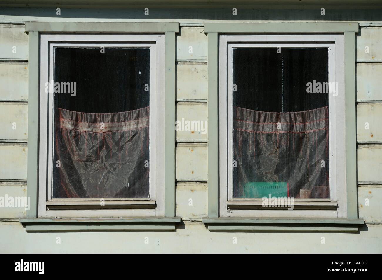 Windows of a house, Germany, 18. June 2014. Photo: Frank May Stock ...