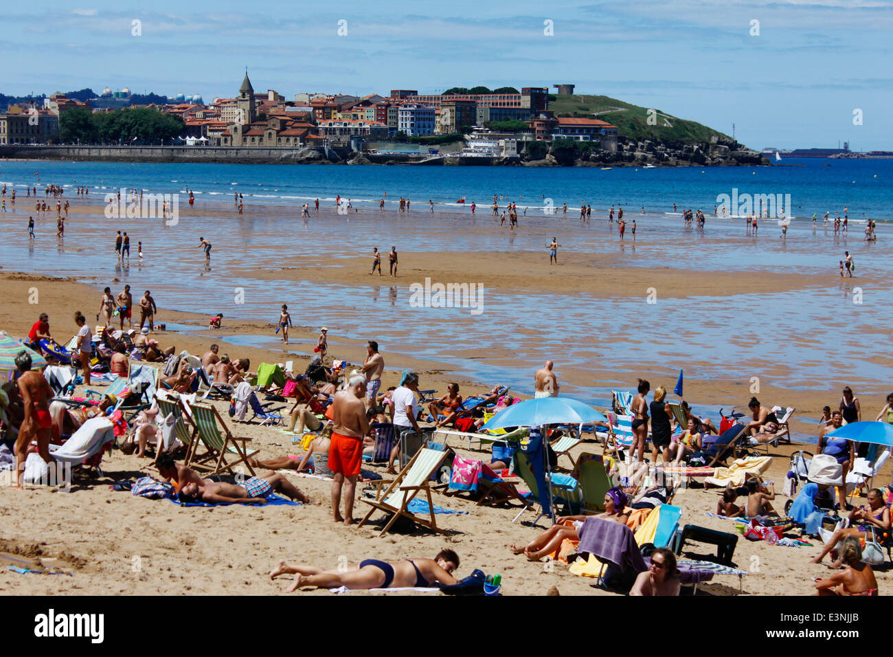 City of Gijon, Xixon, Asturias, Spain Stock Photo - Alamy