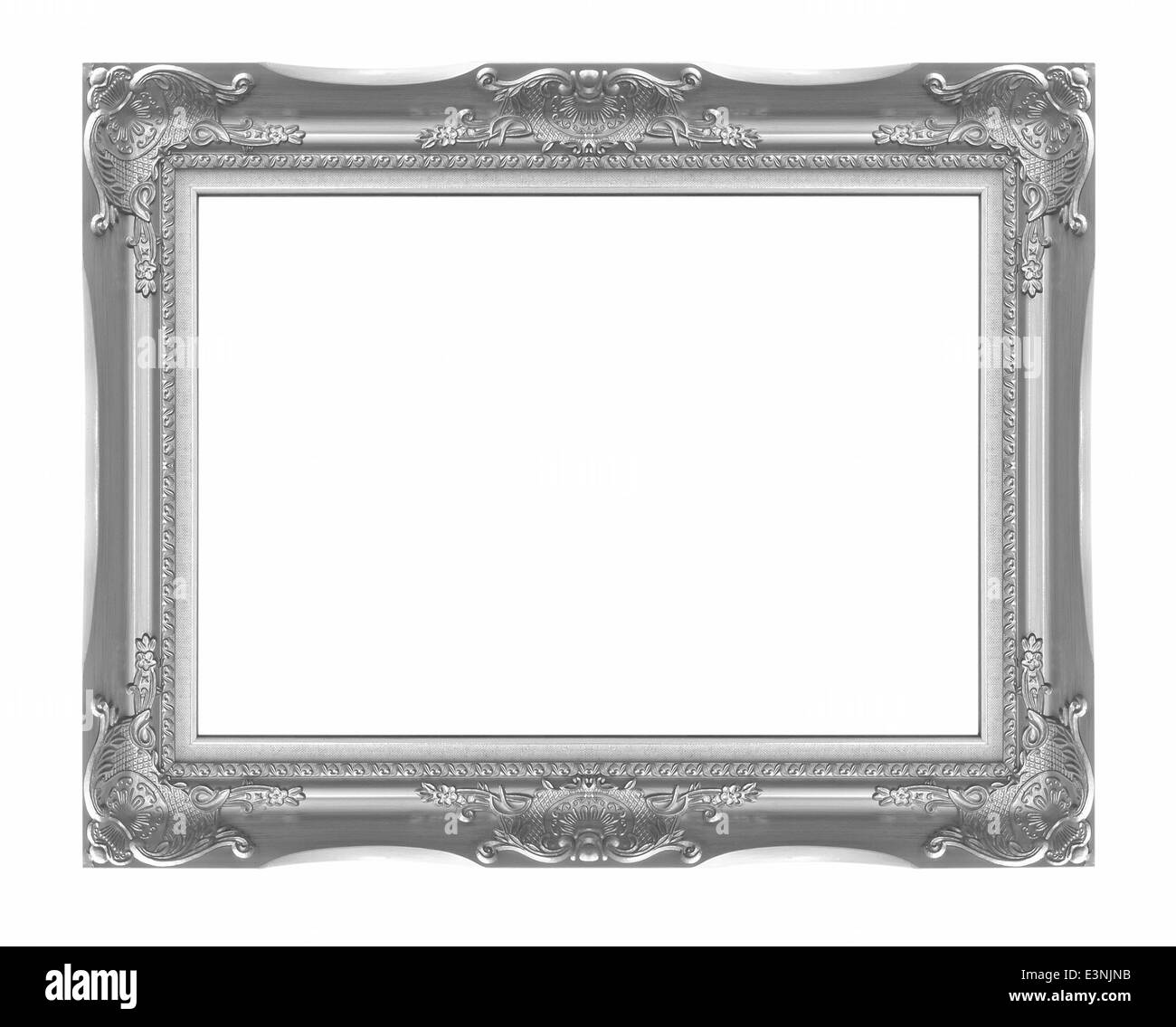 Antique baroque silver picture frame hi-res stock photography and ...