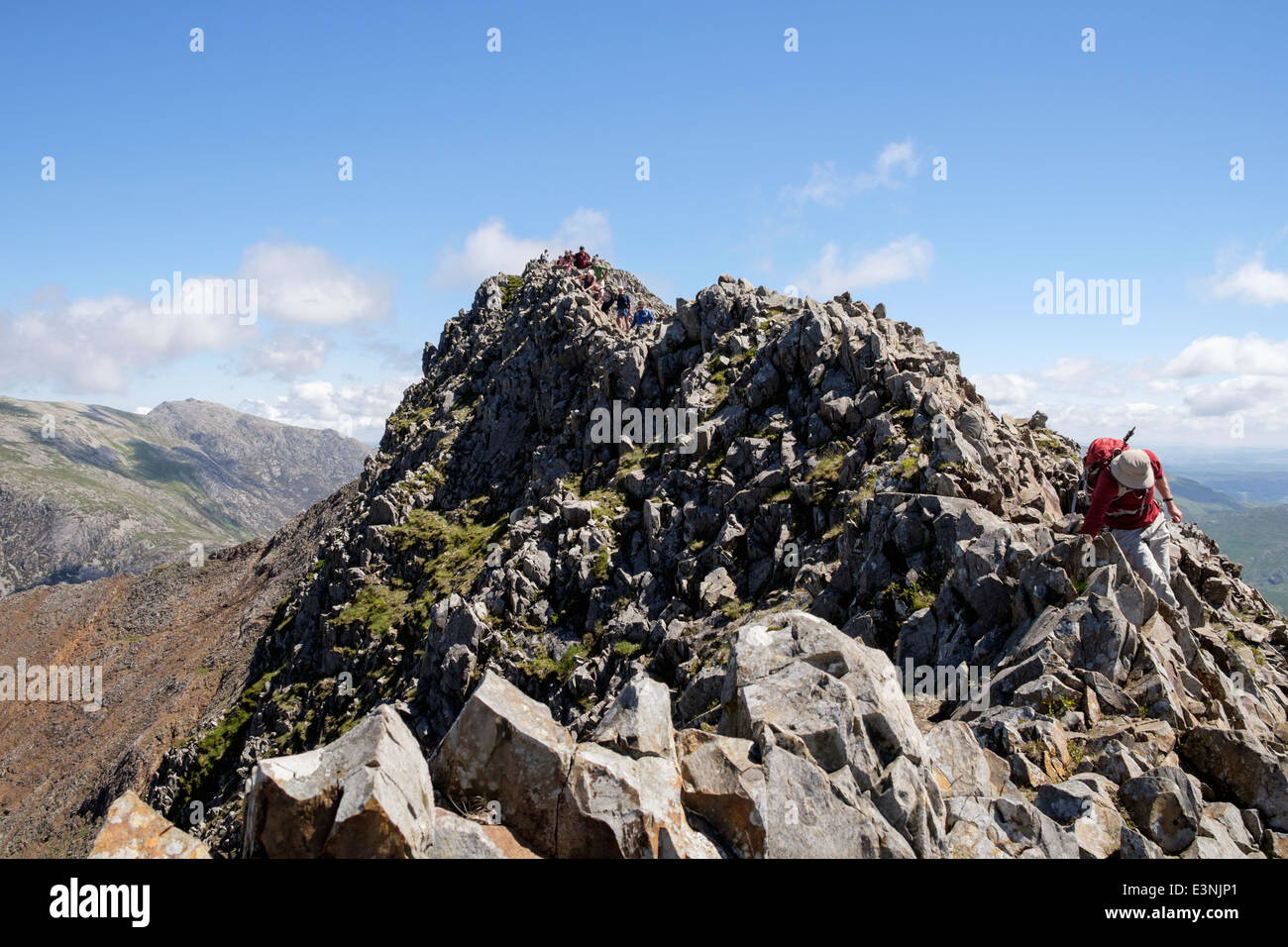Crib goch ridge hi-res stock photography and images - Alamy