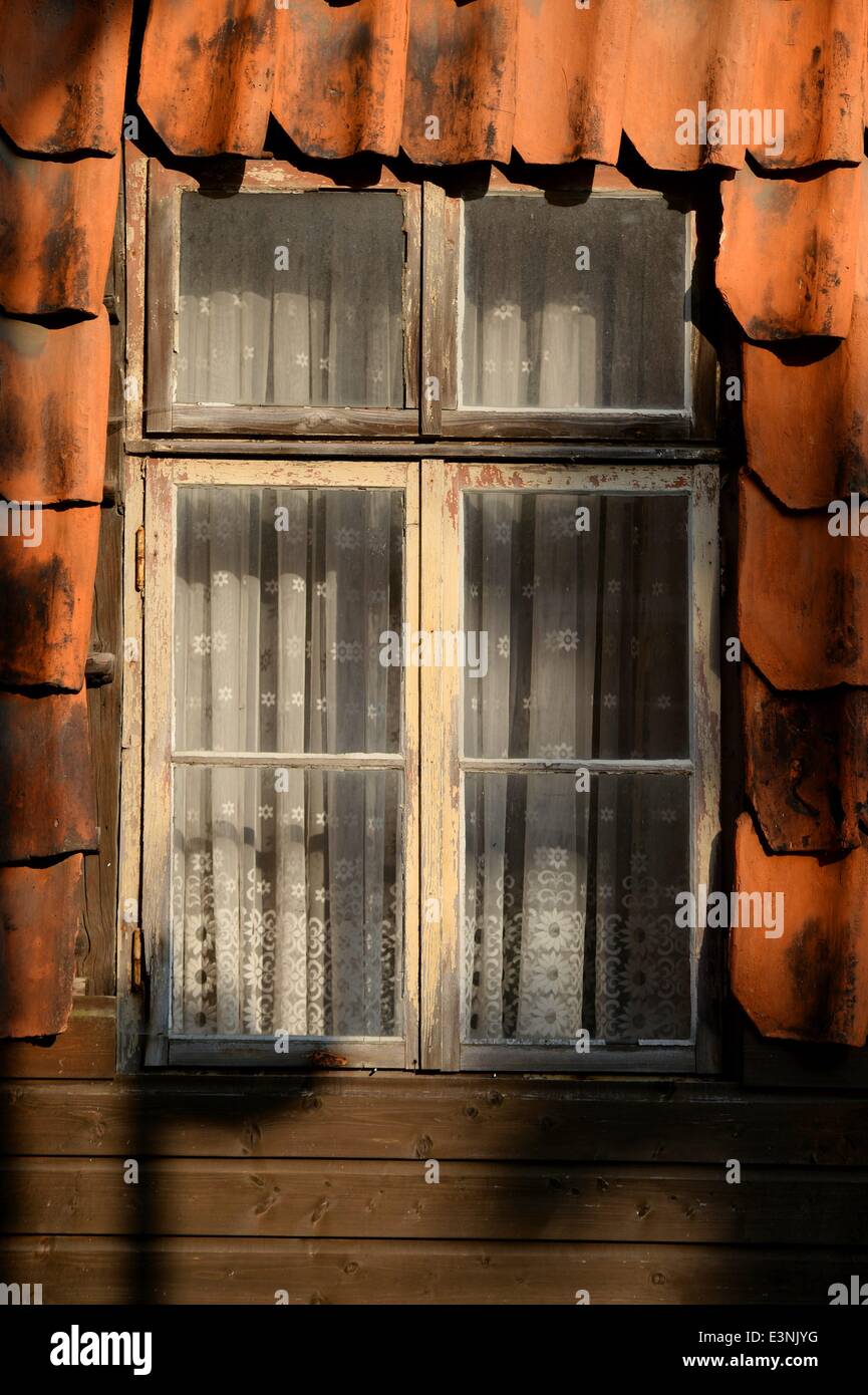 The window of a house, Germany, 18. June 2014. Photo: Frank May Stock ...