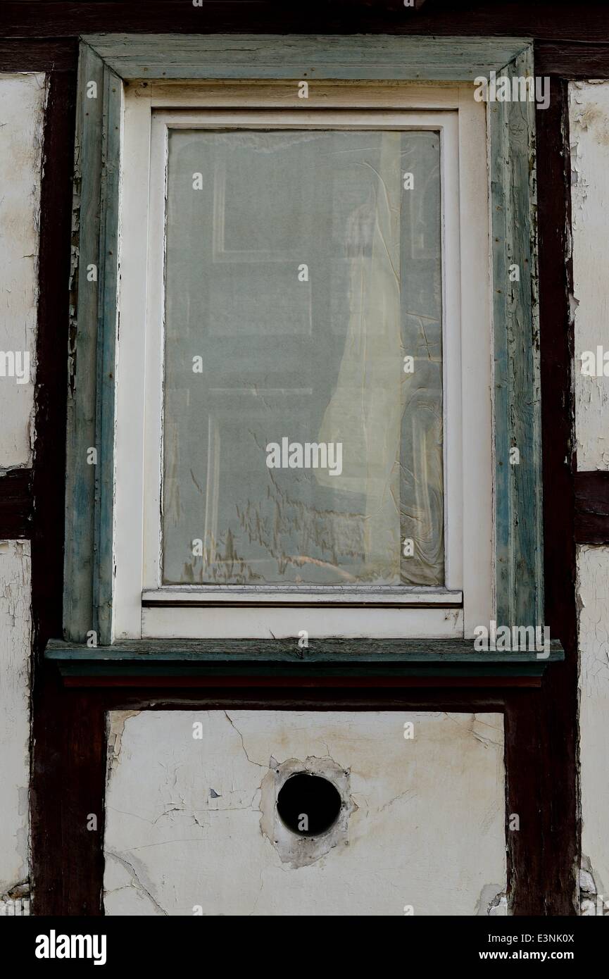 The window of a house, Germany, 18. June 2014. Photo: Frank May Stock ...