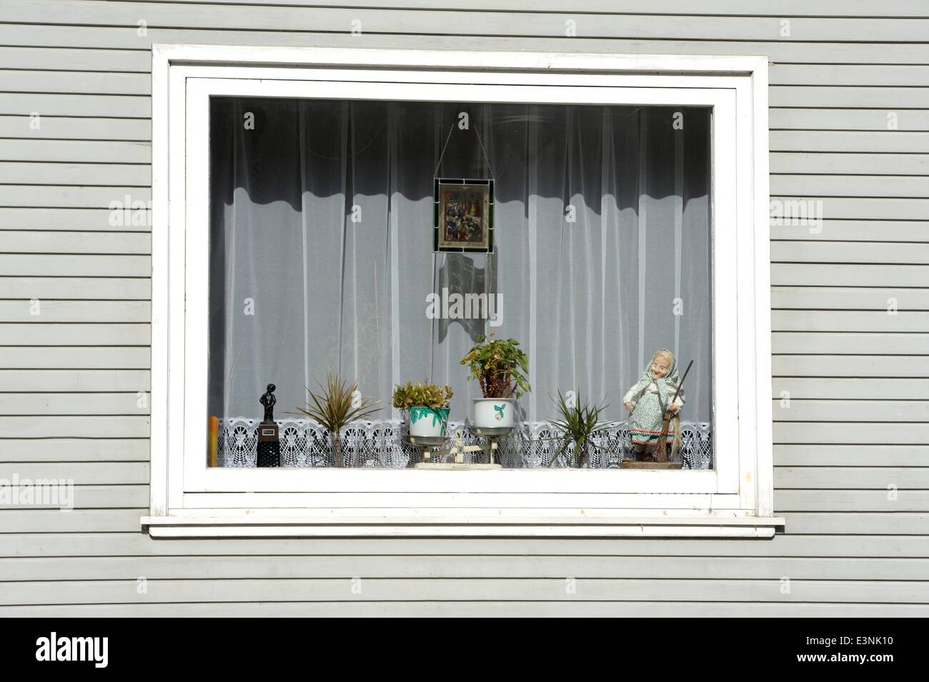 The window of a house, Germany, 18. June 2014. Photo: Frank May Stock ...