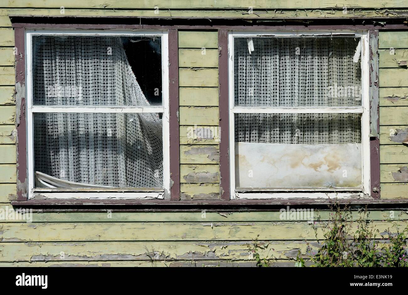 The windows of a house, Germany, 18. June 2014. Photo: Frank May Stock ...