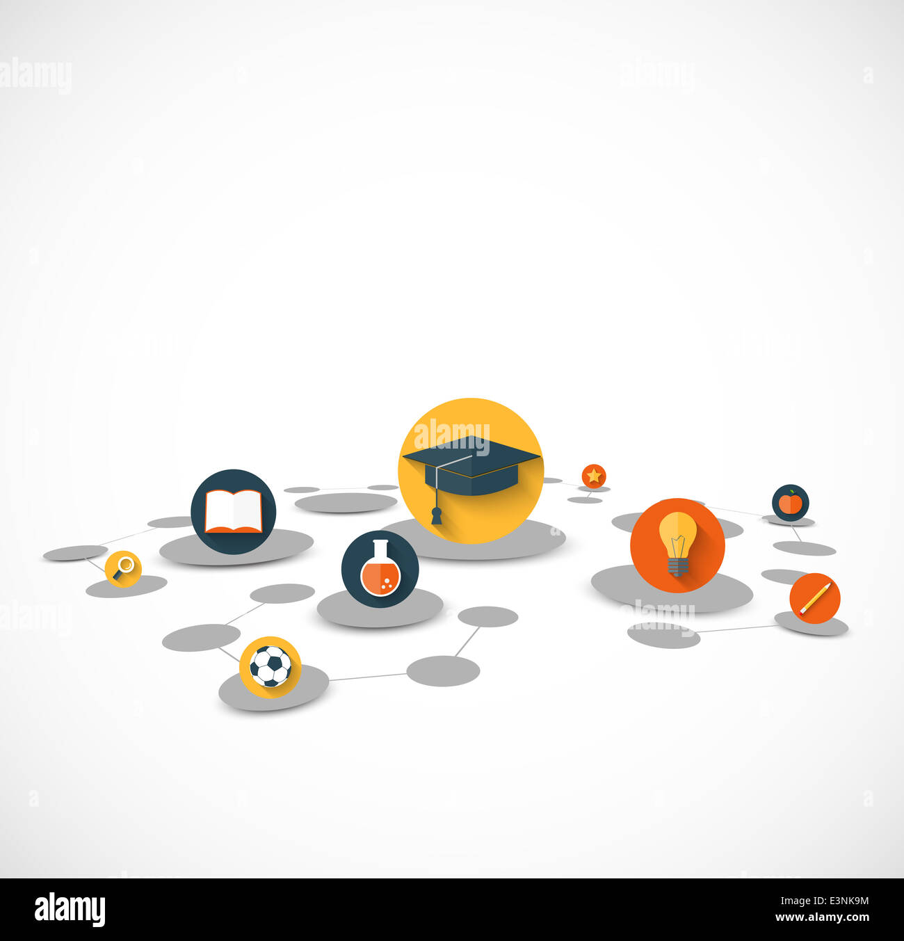 Online education modern design hi-res stock photography and images - Alamy