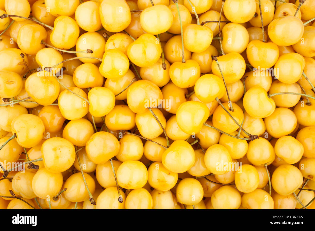Fresh juicy yellow cherry hi-res stock photography and images - Alamy