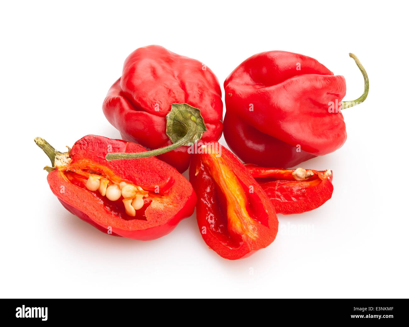 Small hot red chili Cut Out Stock Images & Pictures - Alamy