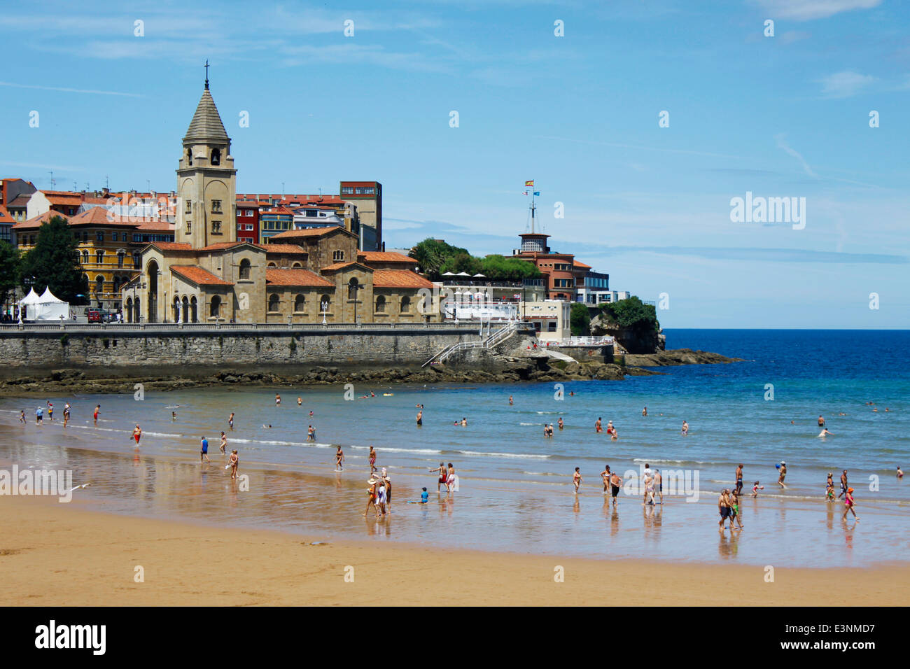 City of Gijon, Xixon, Asturias, Spain Stock Photo - Alamy