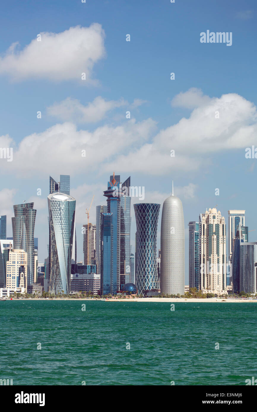 Doha bay waterfront hi-res stock photography and images - Alamy
