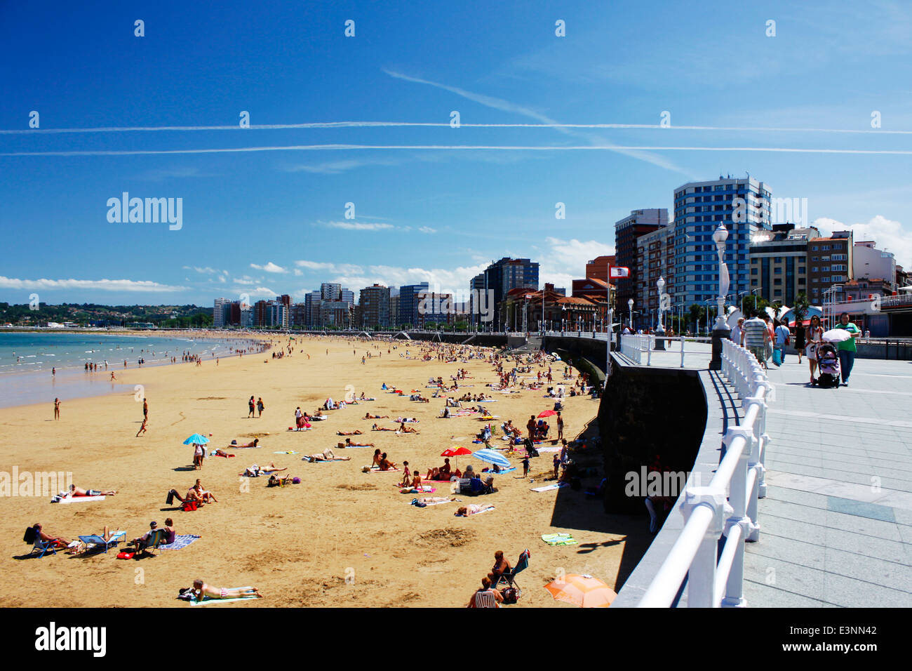 City of Gijon, Xixon, Asturias, Spain Stock Photo - Alamy