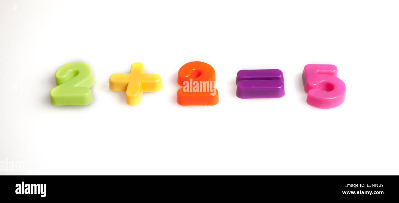 As easy as two plus two Stock Photo - Alamy