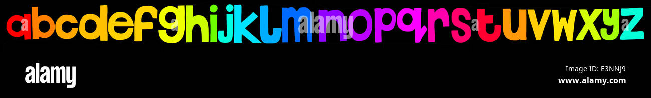 Illustration of alphabet Stock Photo - Alamy