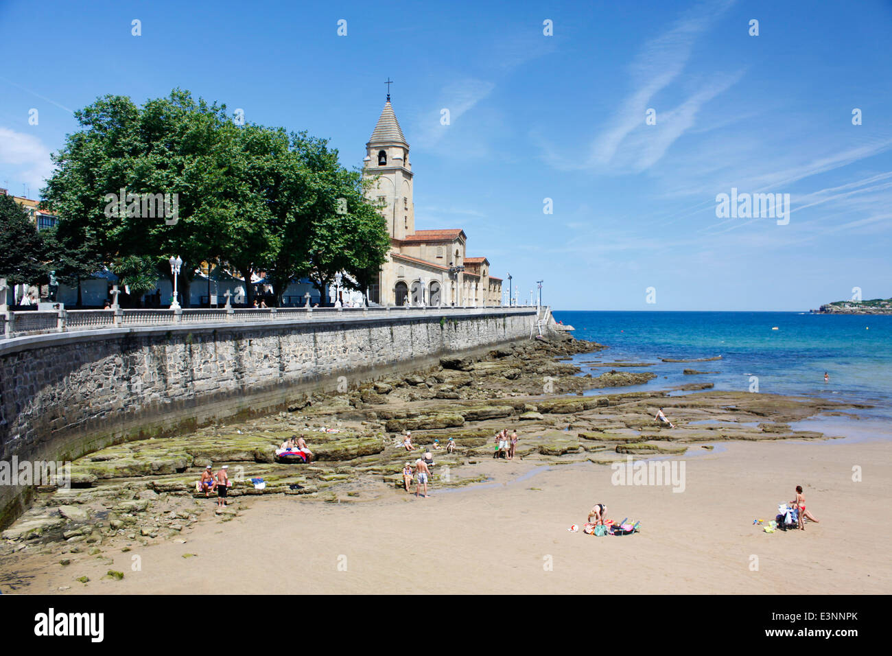 City of Gijon, Xixon, Asturias, Spain Stock Photo - Alamy