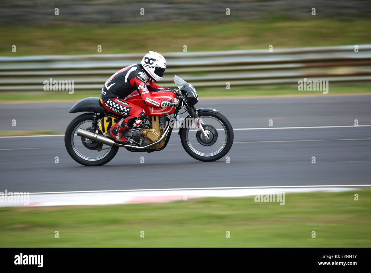Grand National Motorcycle Race Meeting at Castle Combe Circuit Stock ...