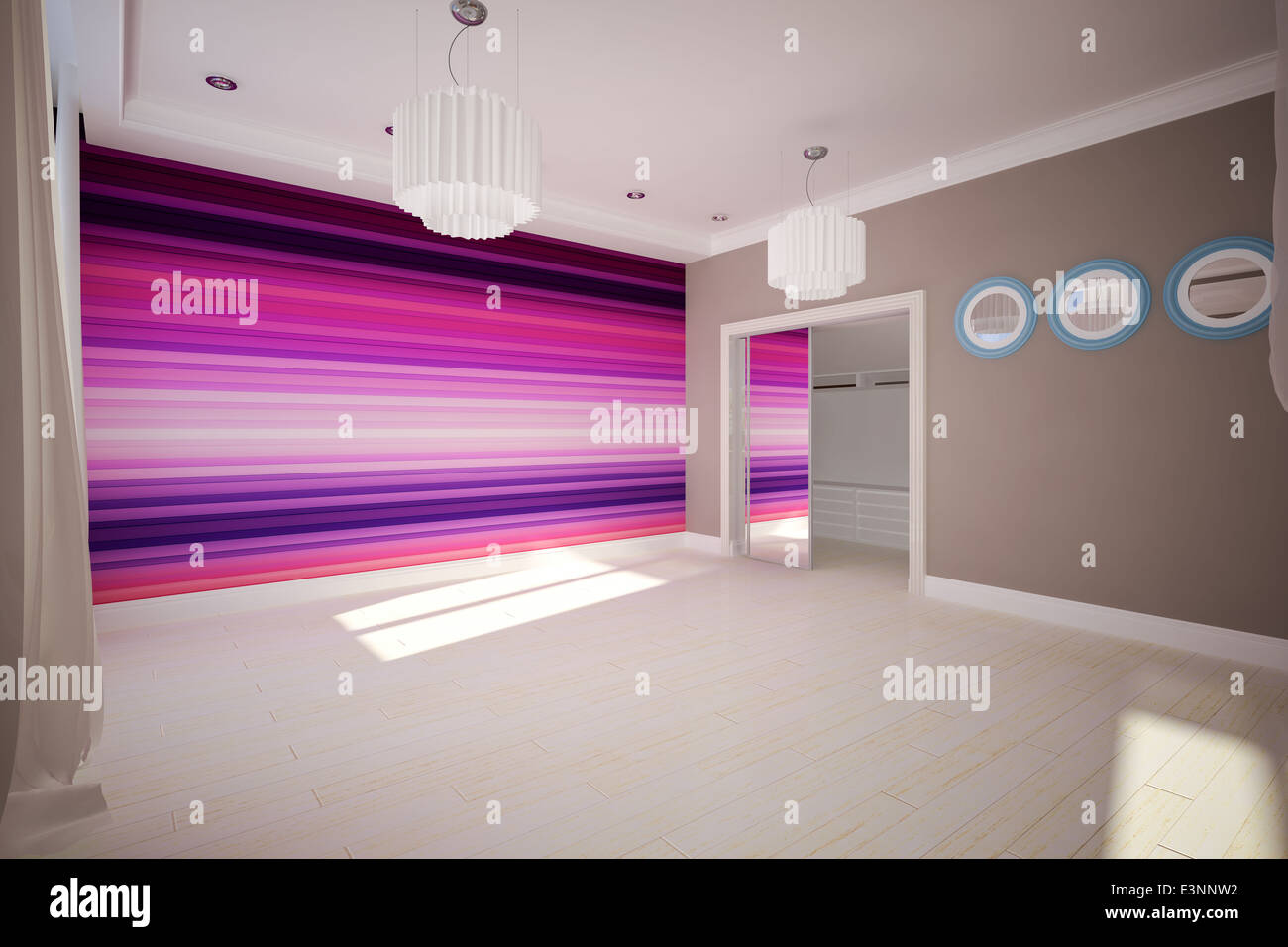 Interior empty room in modern style. Interior design Stock Photo - Alamy