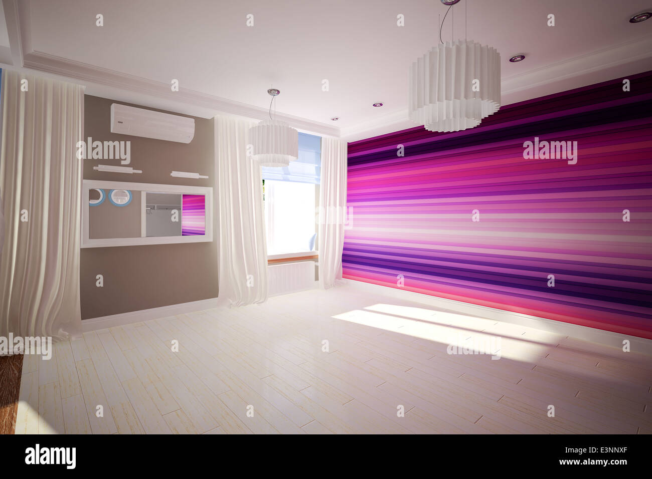 Interior empty room in modern style. Interior design Stock Photo - Alamy