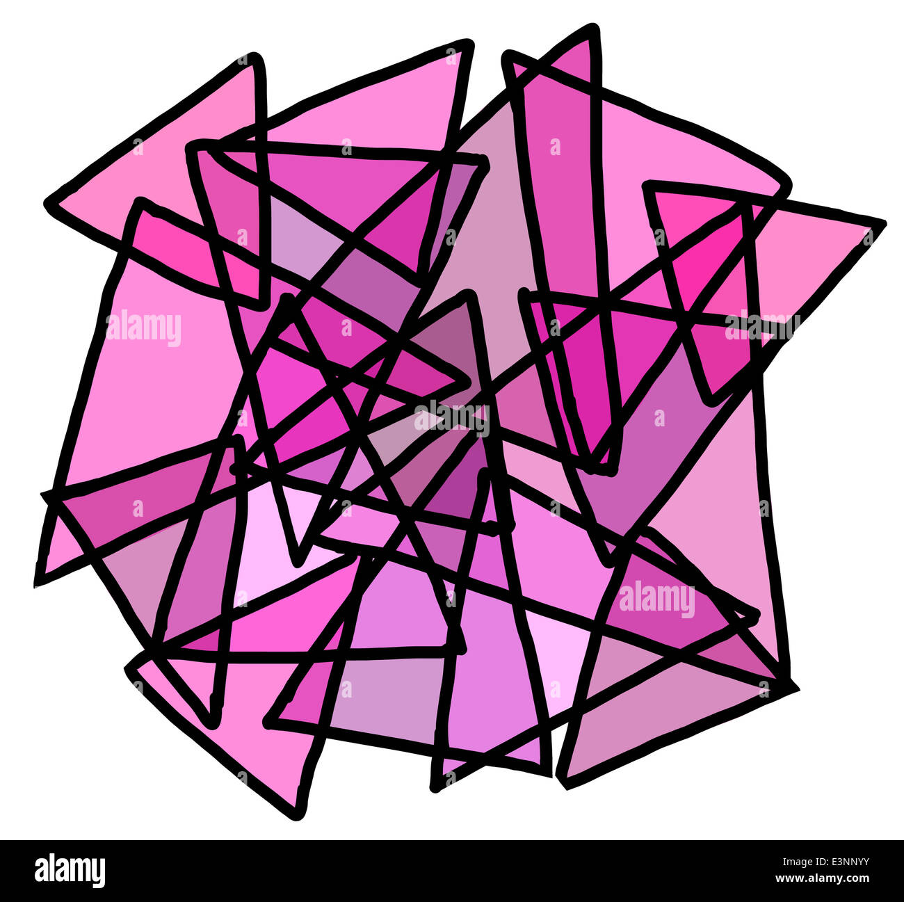 Abstract triangular Cut Out Stock Images & Pictures - Alamy