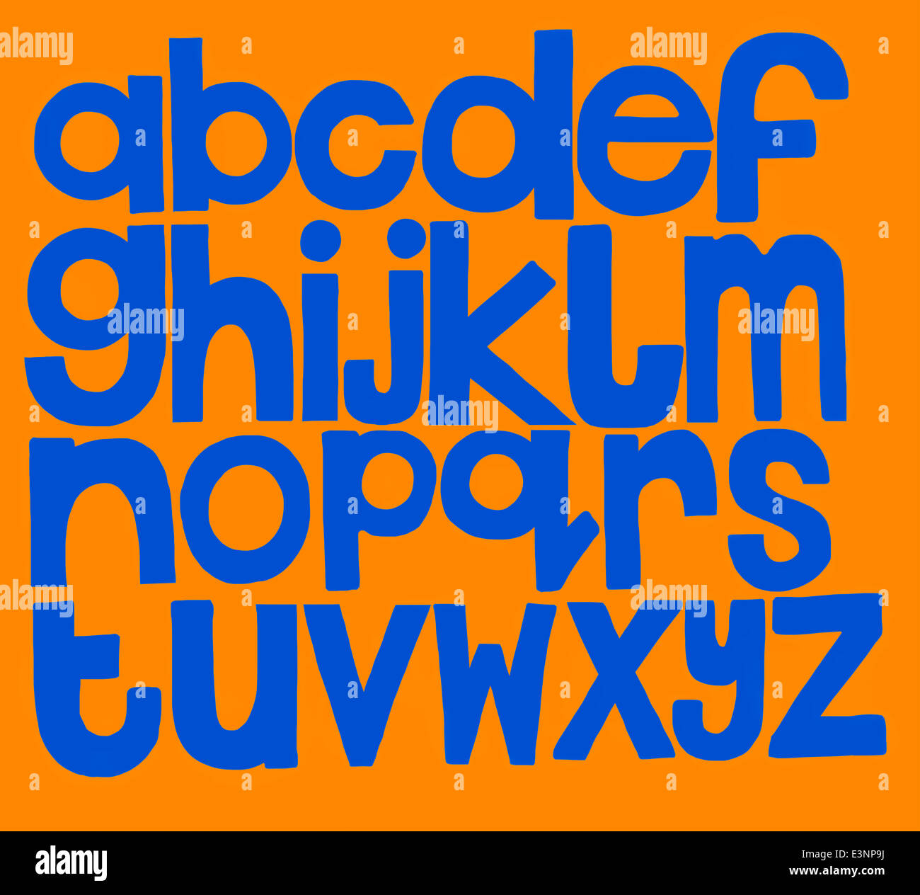 Illustration of alphabet Stock Photo - Alamy
