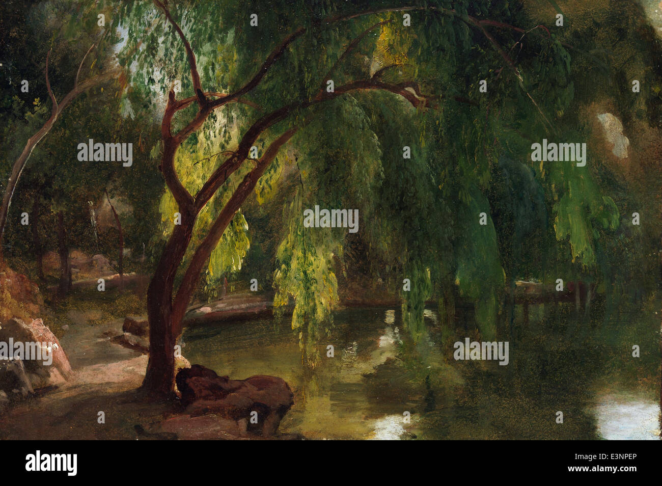 Karl blechen view in the tiergarten hi-res stock photography and images ...