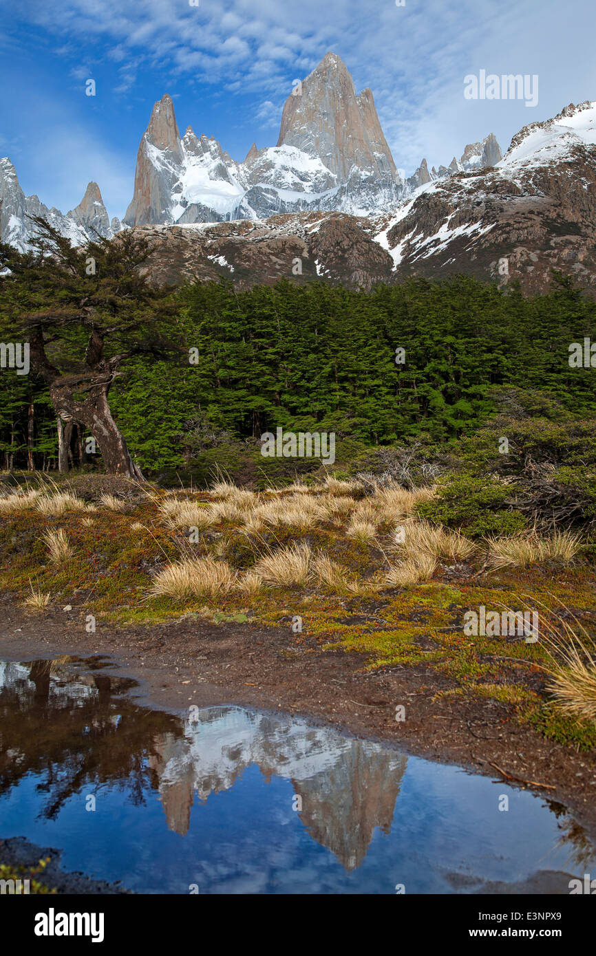 Fitz Roy massif. Los Glaciares National Park. Patagonia. Argentina ...