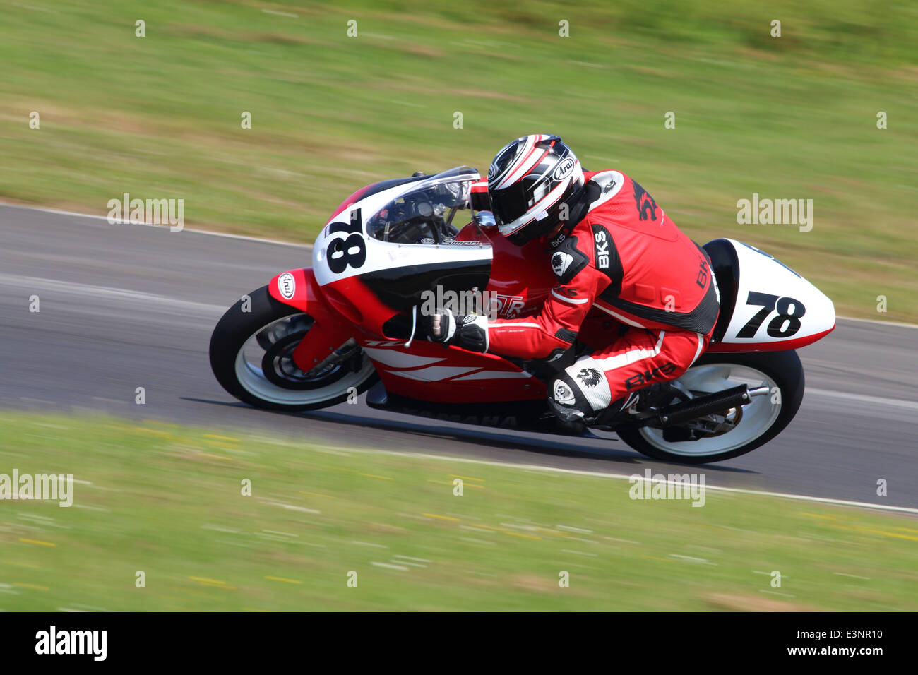 Grand National Motorcycle Race Meeting at Castle Combe Circuit Stock ...