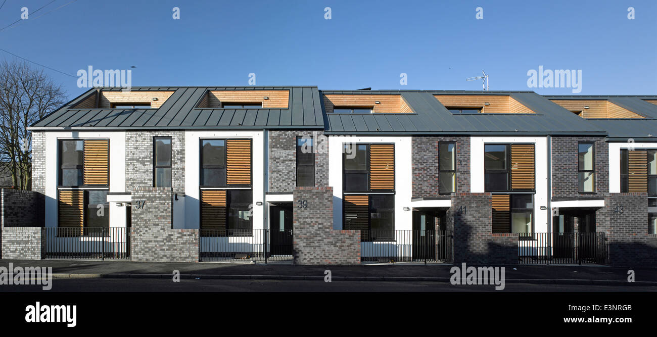 Exterior of new build on Higham Hill Road, London, UK Stock Photo - Alamy