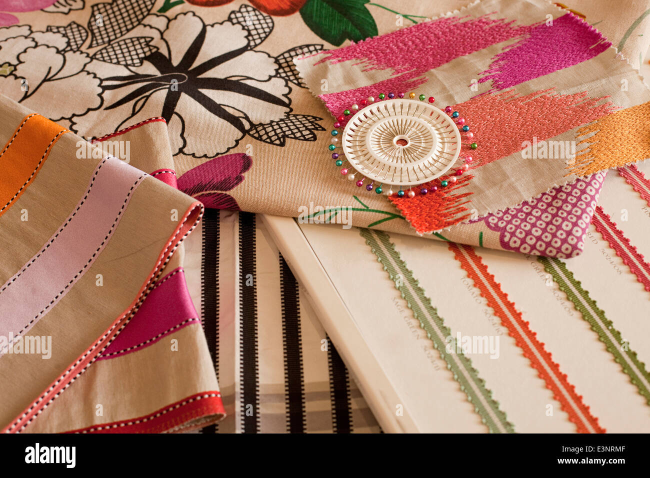 Upholstery Fabric Swatches High Resolution Stock Photography and Images ...