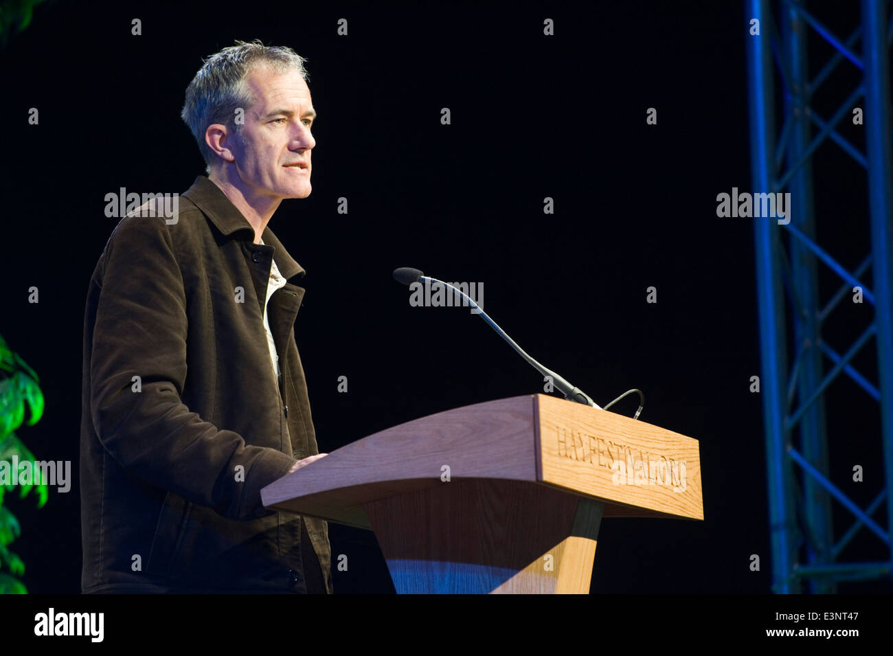 Geoff Dyer reading at Letters Live event at Hay Festival 2014 ©Jeff ...