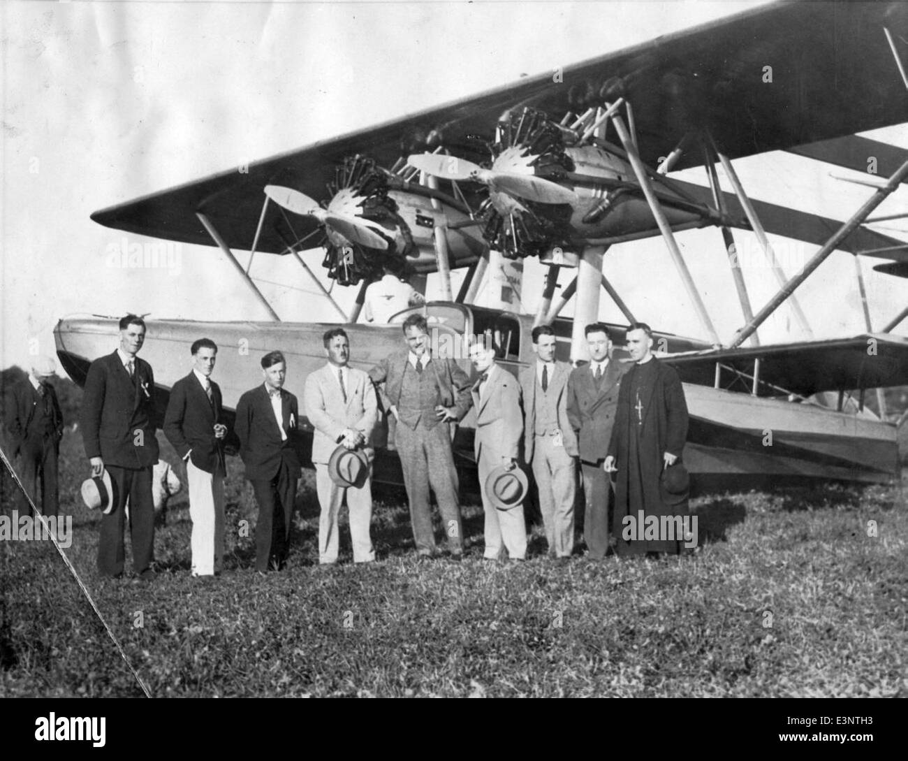 The Sikorsky S-38, a versatile amphibious biplane, is shown in ...