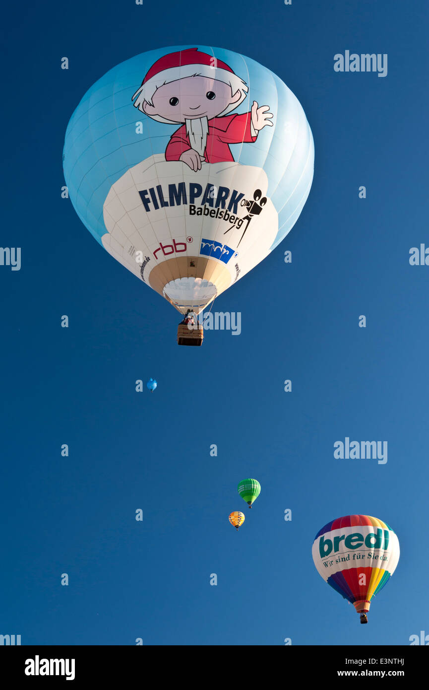 8. International Balloon Sail in Kiel, Germany, June 21-29, 2014 Stock ...