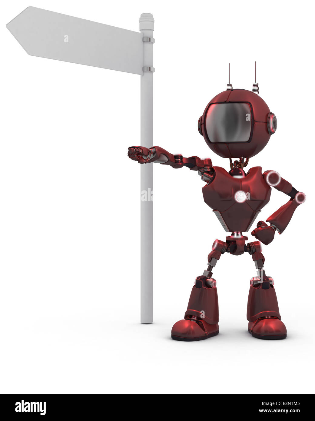 3D Render of an Android Stock Photo - Alamy